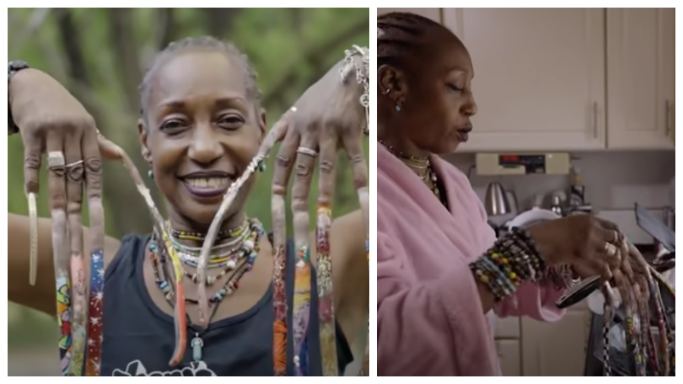 Woman With 12-Inch Nails Says She Will Never Cut Them