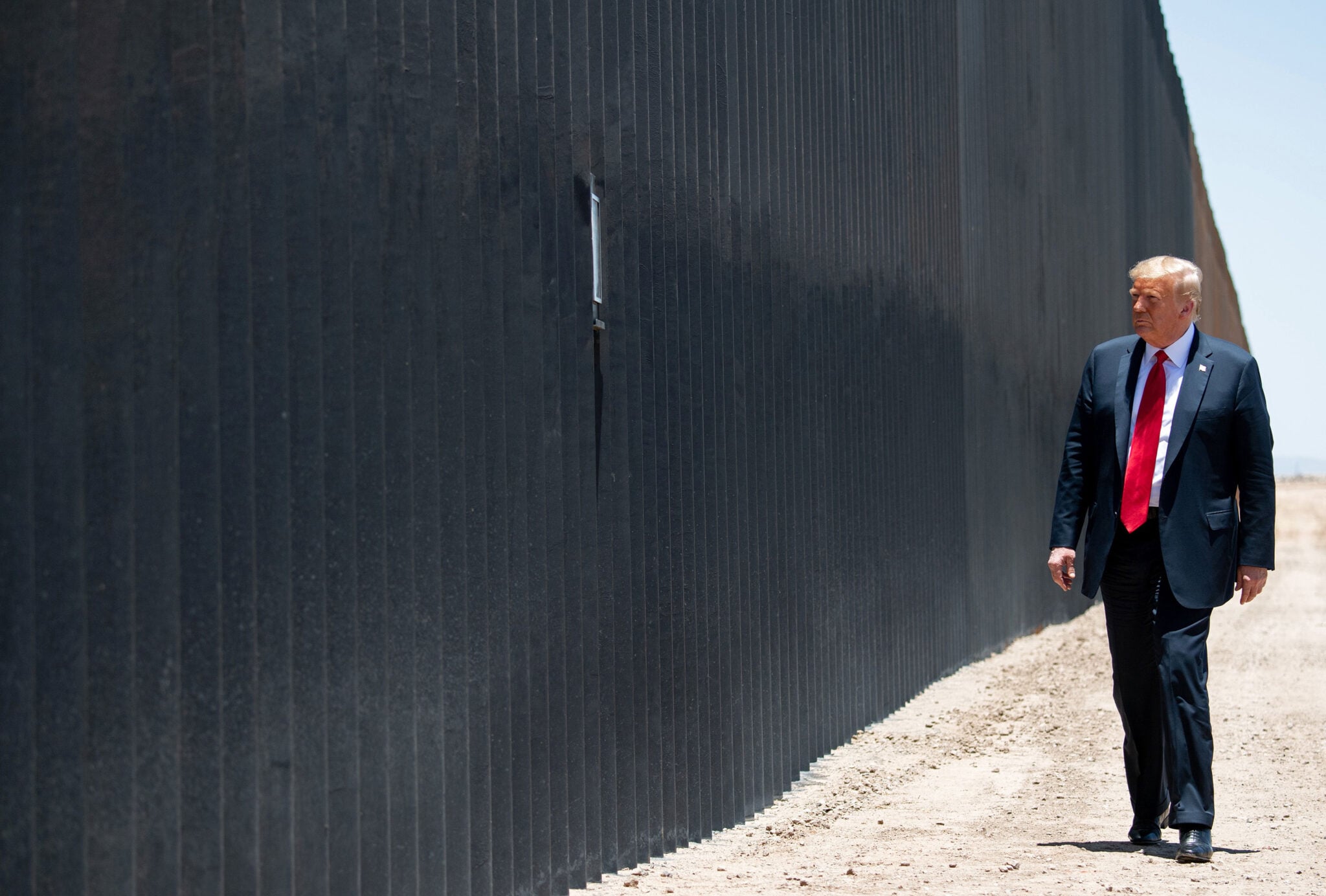 Trump Wants To Paint Border Wall Black So It’s Too Hot To Touch
