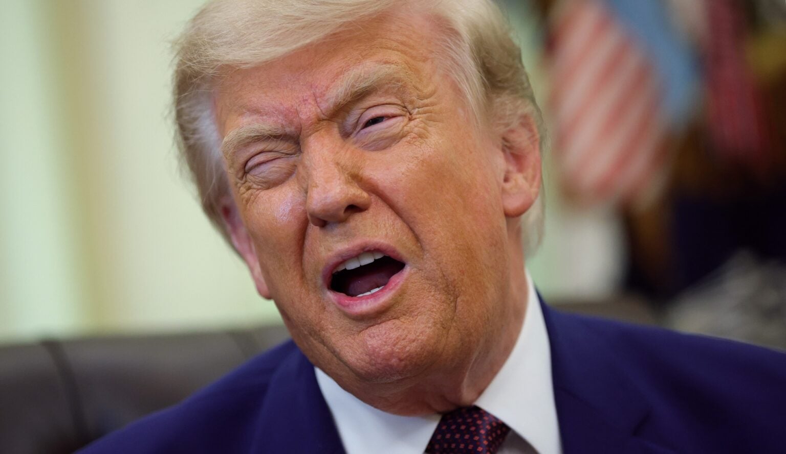 Donald Trump's Brown Makeup Was Called Out At NBA Finals